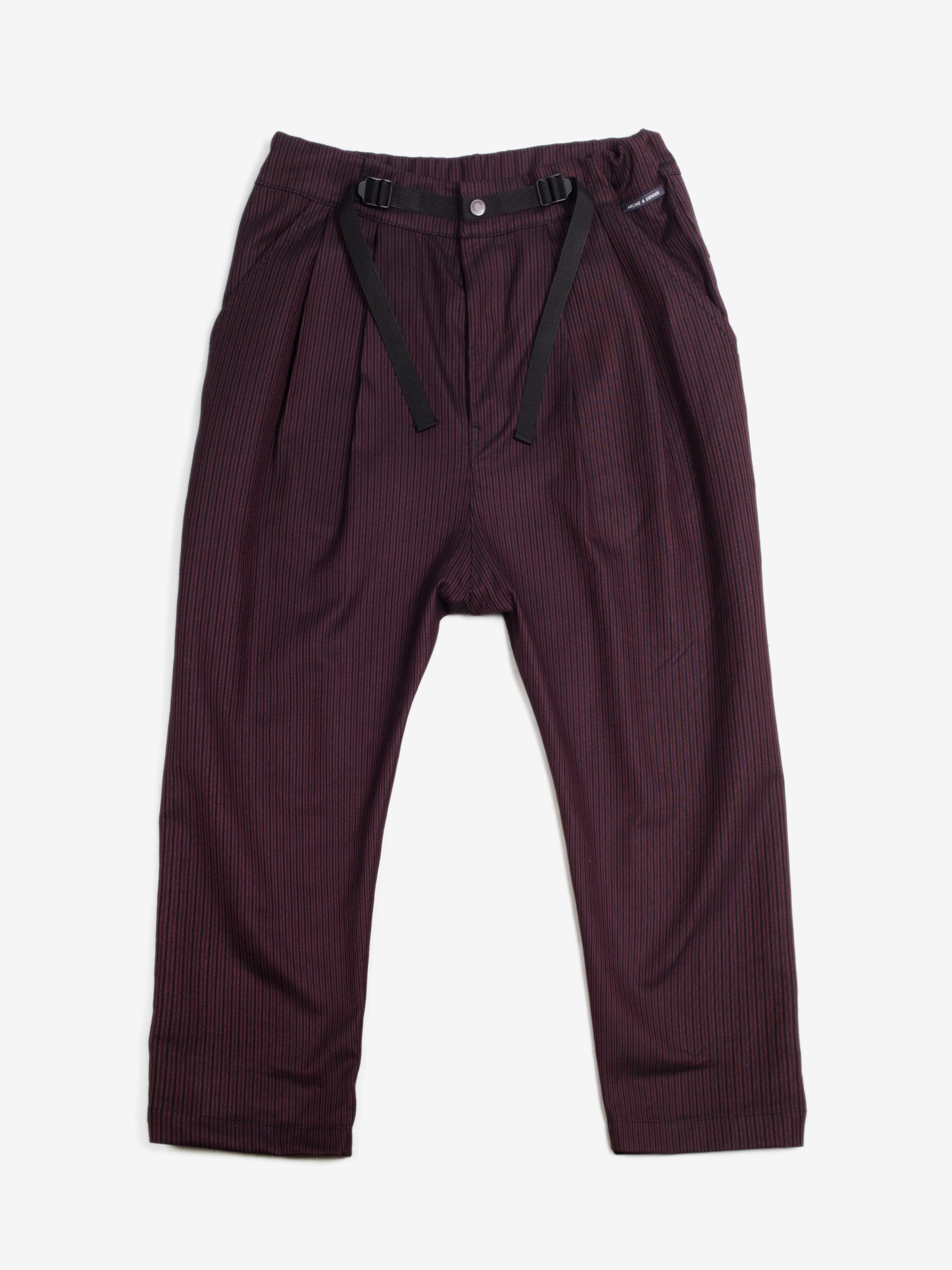BURGUNDY HERRINGBONE PATTON PANTS 4.0 | Archie & Dennis · 101% handcrafted goods – ARCHIE & DENNIS